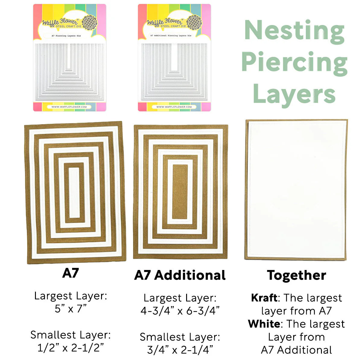 Waffle Flower A7 Additional Piercing Layers Die – Scrap en masse
