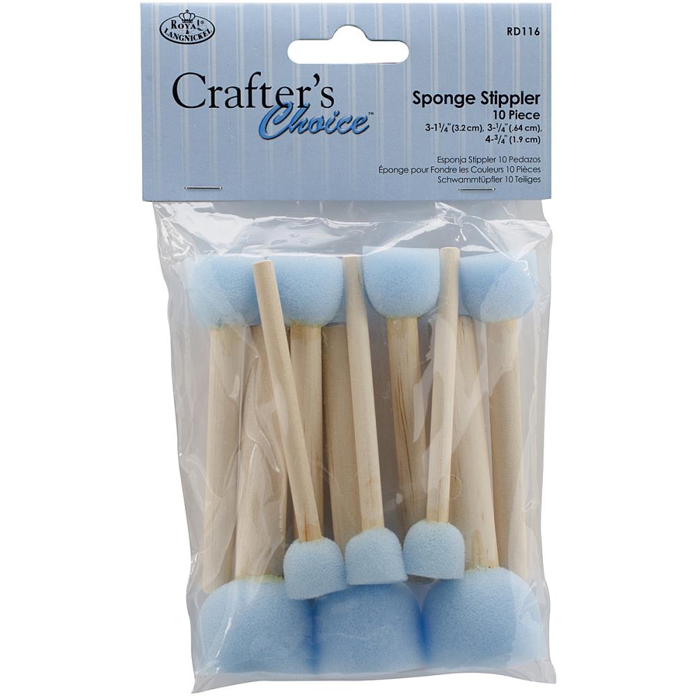 Royal & Langnickel Sponge Stippler Set 10/Pkg – Scrap en masse
