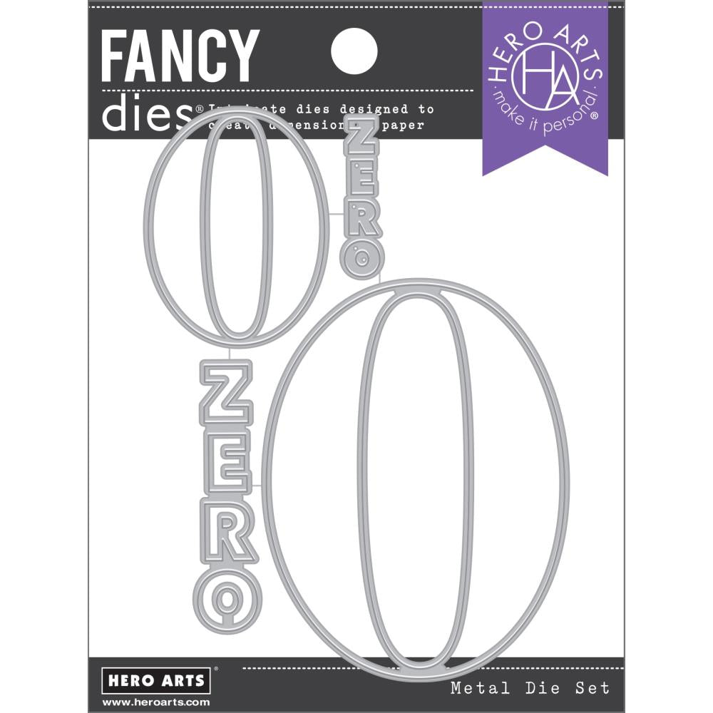 Hero Arts Fancy Dies - Number Zero – Scrap en masse