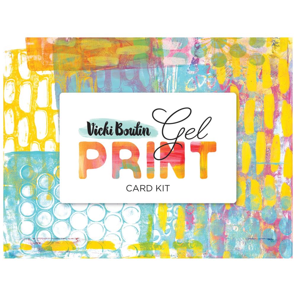 Vicki Boutin - Mixed Media Gel Plate Card Kit – Scrap en masse