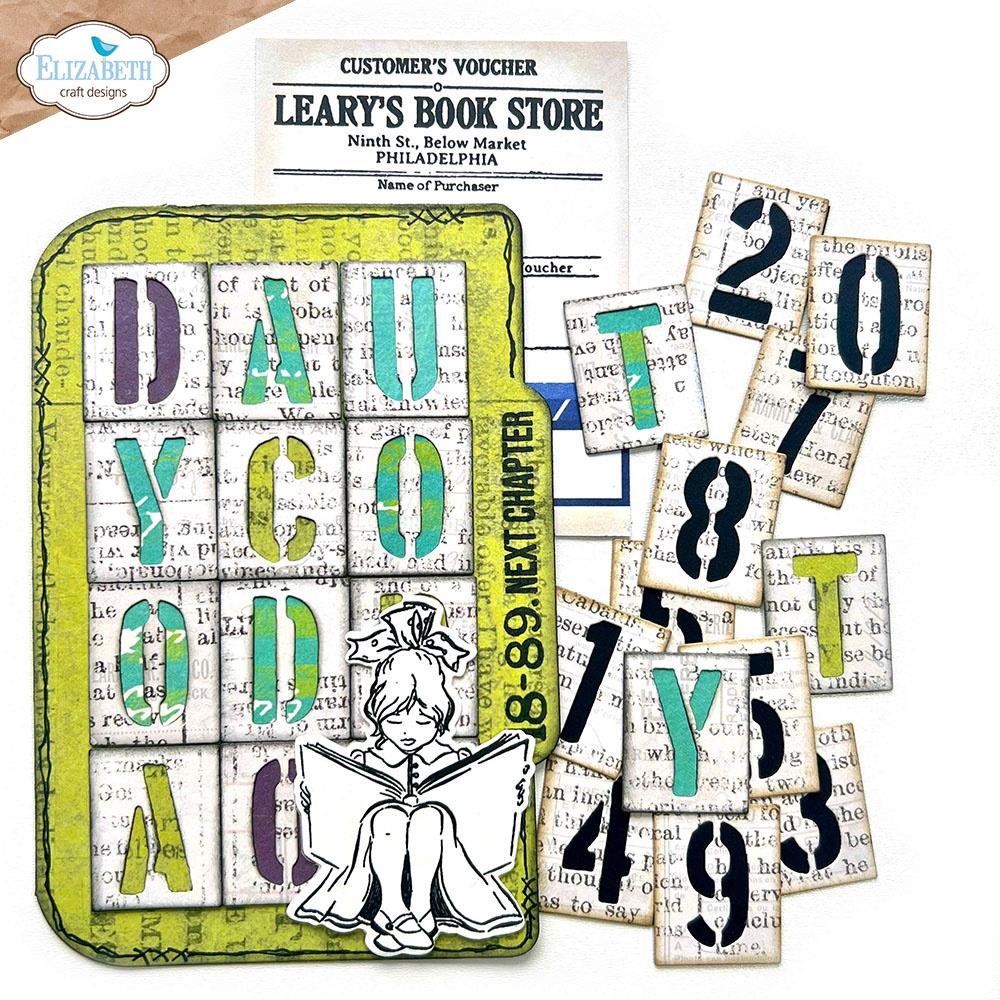 Elizabeth Craft Metal Die - Stencil Alphabet – Scrap en masse