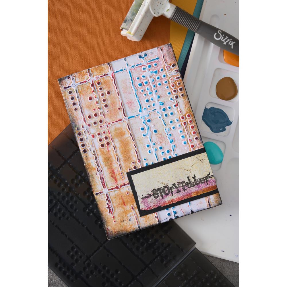 Sizzix Multi Level Embossing Folder by Seth Apter Dot Matrix – Scrap en ...