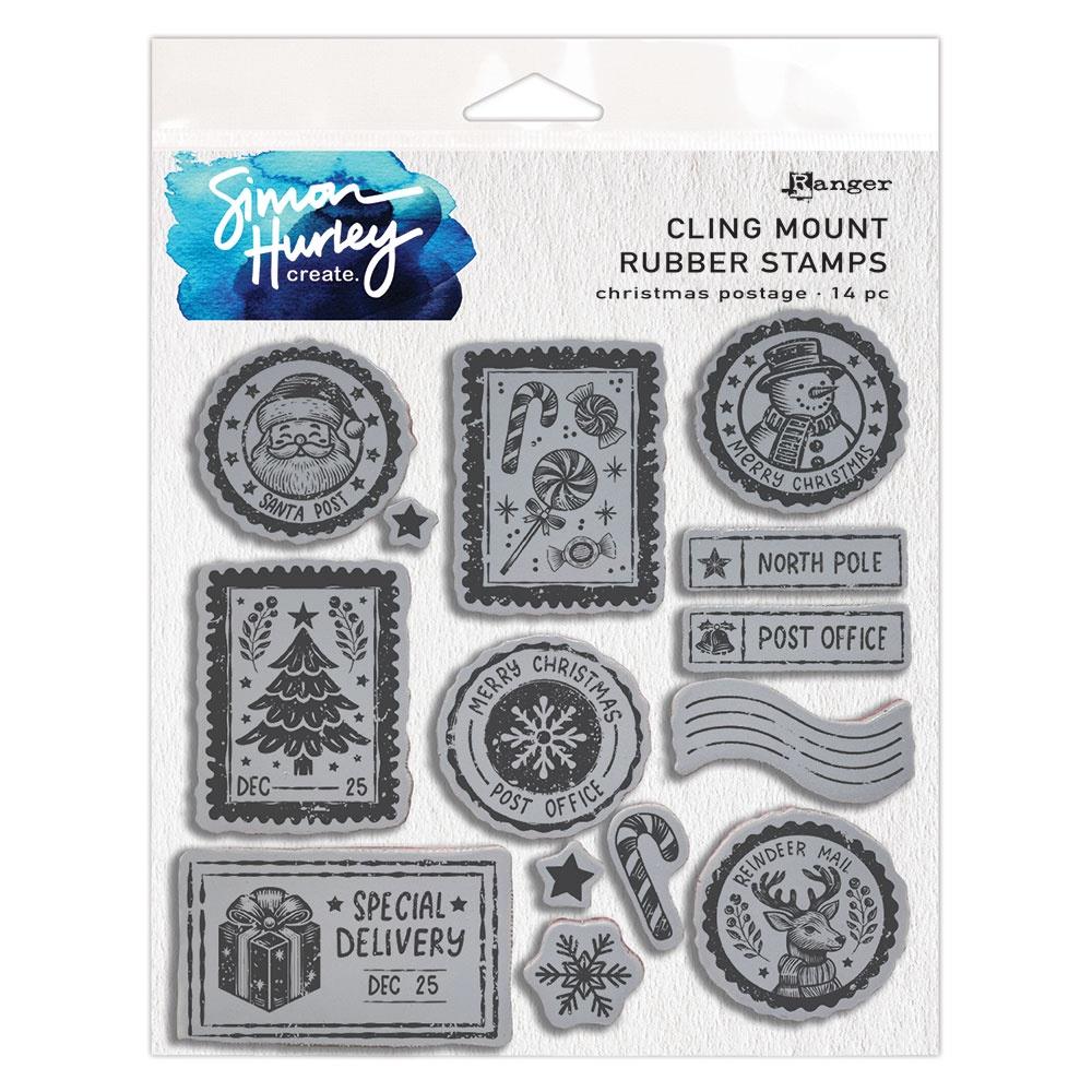 Ranger Simon Hurley create. Mount Stamp 6"X6" Christmas Postage – Scrap ...
