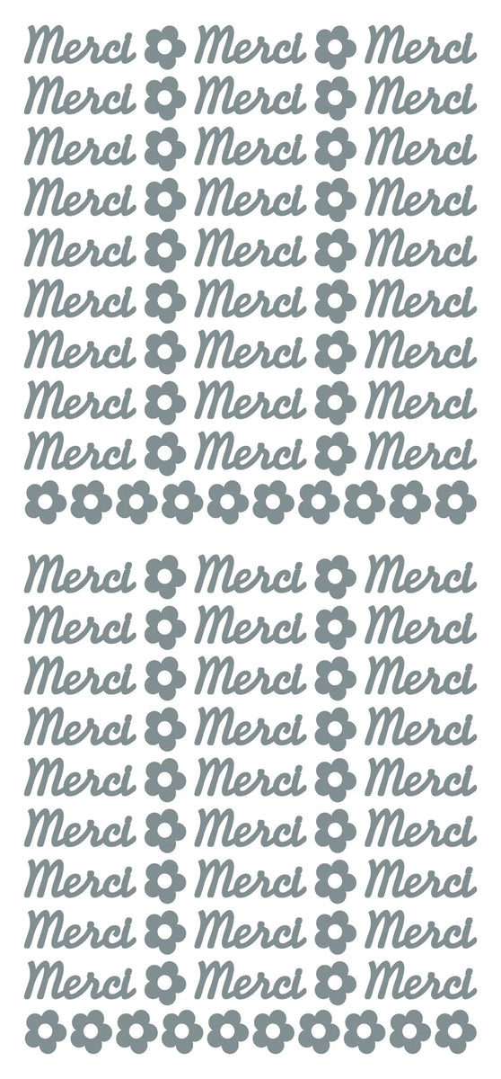 ECSTASY CRAFTS - Peel Off Stickers -Merci – Scrap en masse