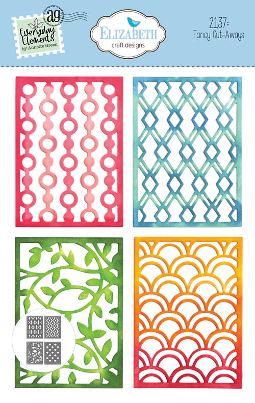 Elizabeth Craft - Metal Die Fancy Cut-Aways – Scrap en masse