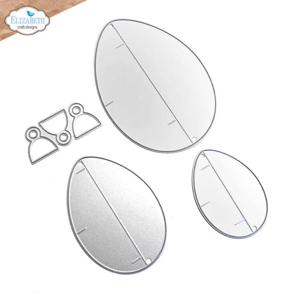 Elizabeth Craft Metal Die -Honeycomb Egg – Scrap en masse