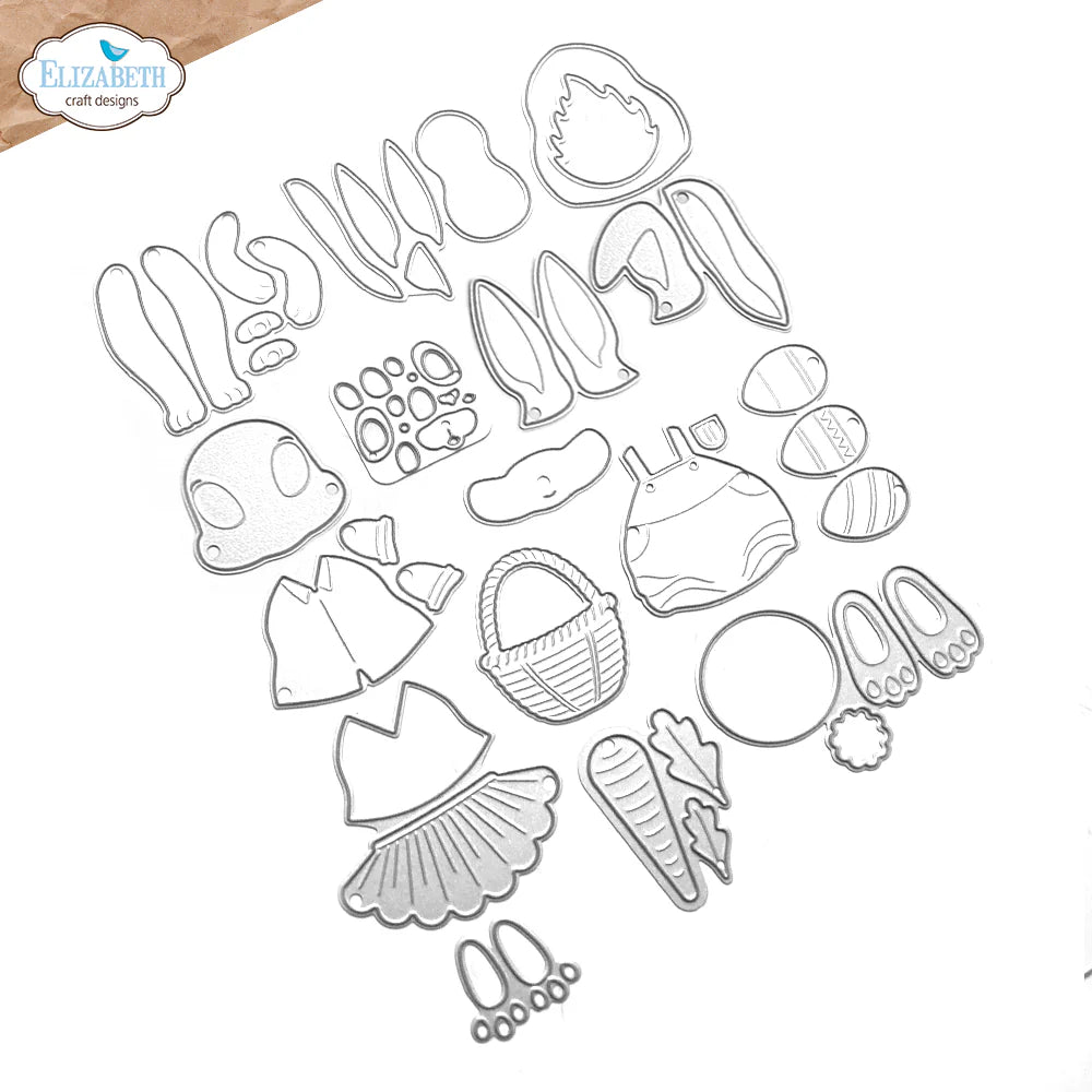 Elizabeth Craft Metal Die -Bunny – Scrap en masse