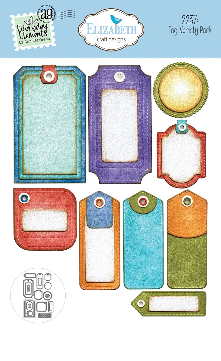 Elizabeth Craft Designs - Tag Variety Pack die – Scrap en masse