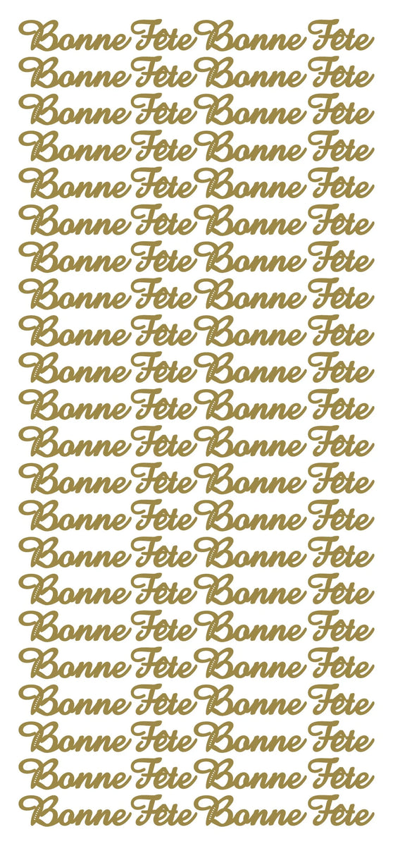 ECSTASY CRAFTS - Peel Off Stickers - Bonne fête – Scrap en masse