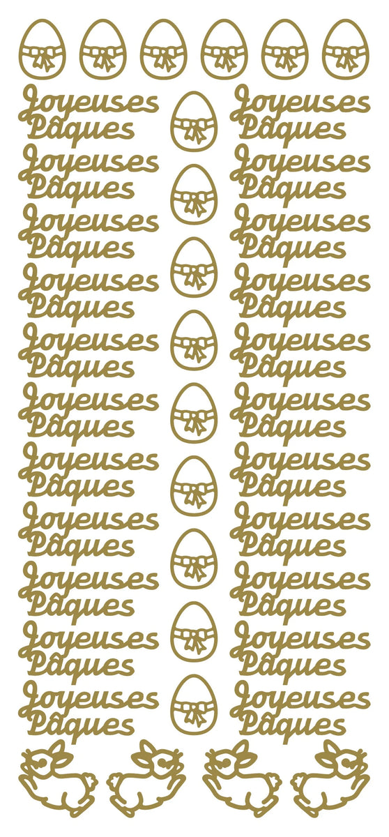ECSTASY CRAFTS - Peel Off Stickers -Joyeuses Paques – Scrap en masse