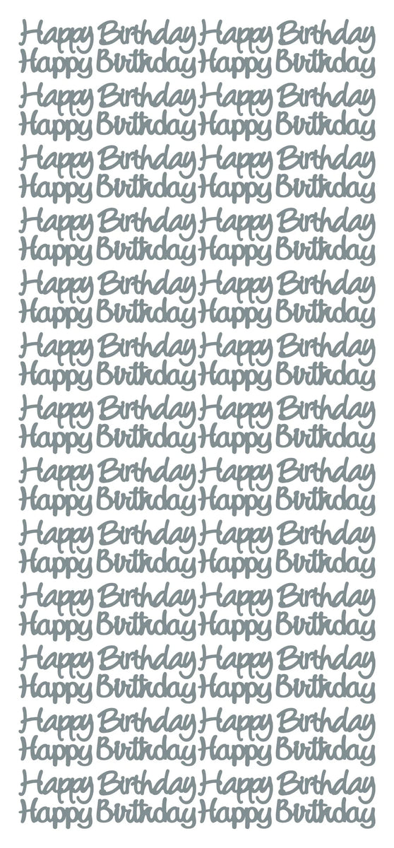 ECSTASY CRAFTS - Peel Off Stickers -Happy Birthday – Scrap en masse