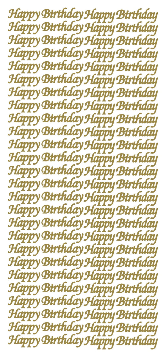 ECSTASY CRAFTS - Peel Off Stickers -Happy Birthday – Scrap en masse