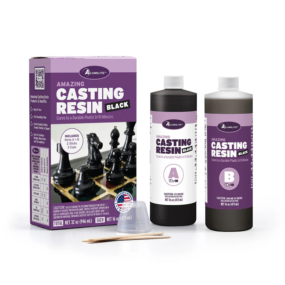 Alumilite Amazing Casting Resin Black 32 oz – Scrap en masse