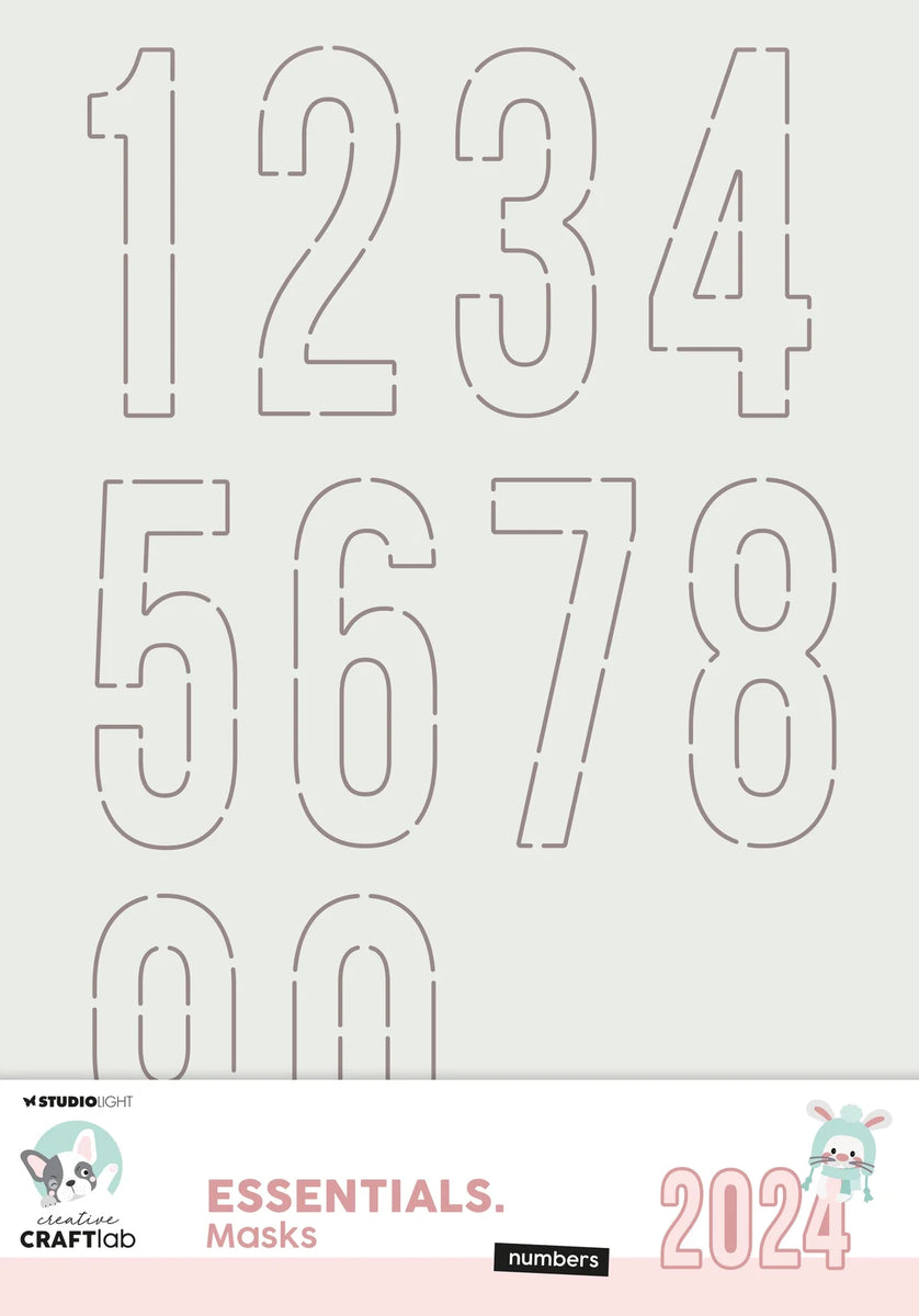 STUDIO LIGHT - Mask Numbers Essentials – Scrap en masse