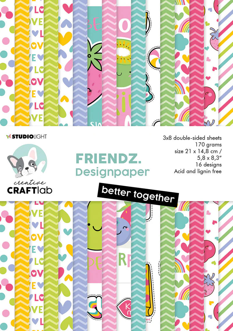 Studio Light - Paper Pad Better Together Friendz – Scrap en masse