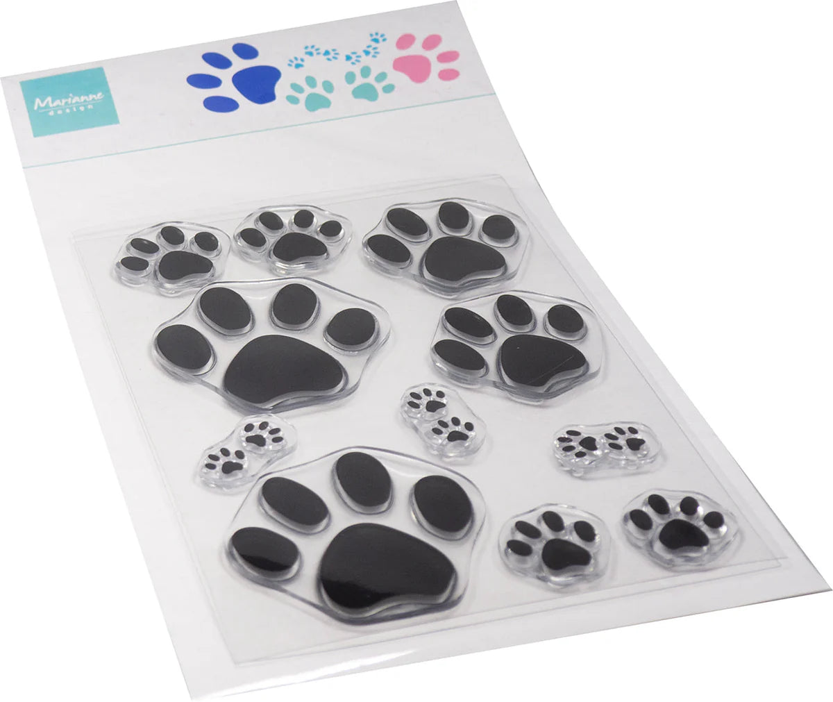 Marianne Design Clear Stamp - Paw Prints – Scrap en masse