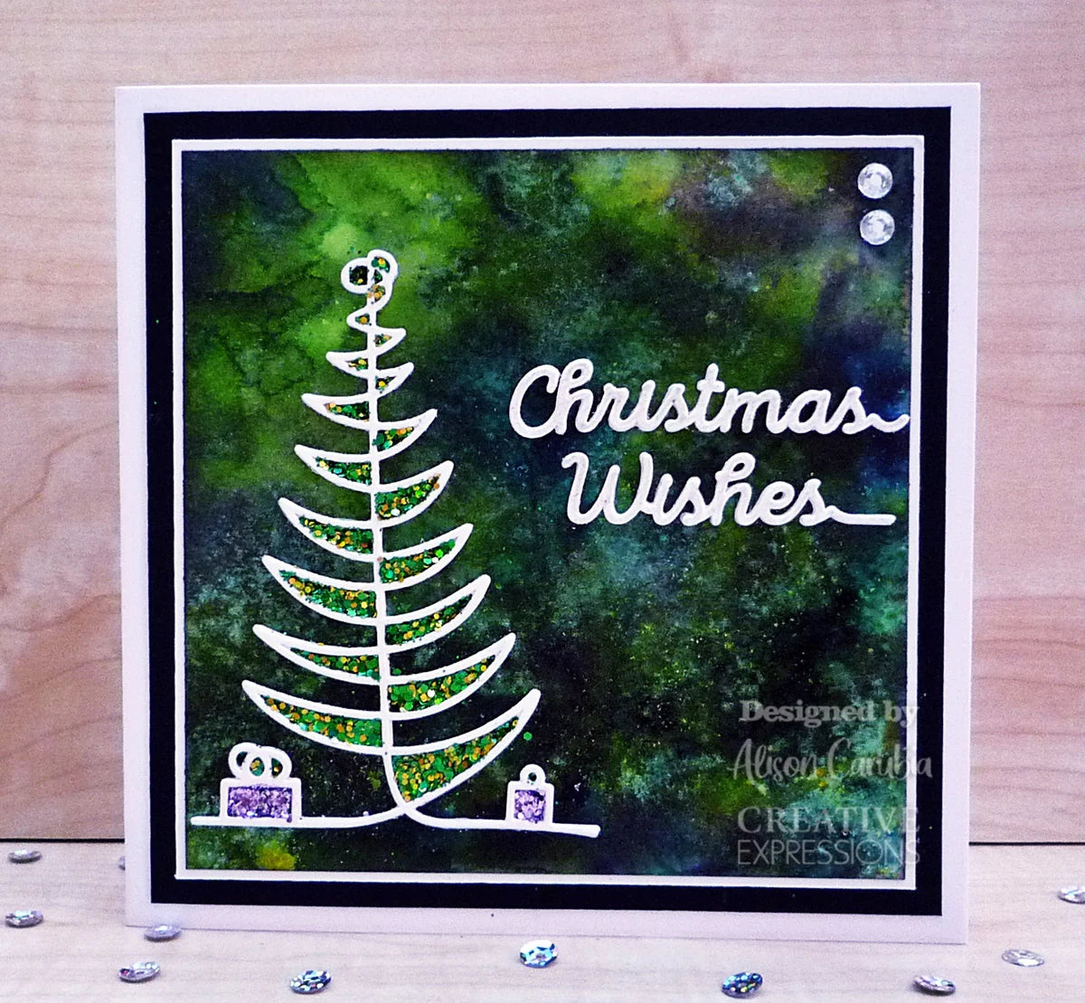 Creative Expressions One-liner Collection Christmas Wishes Craft Die ...