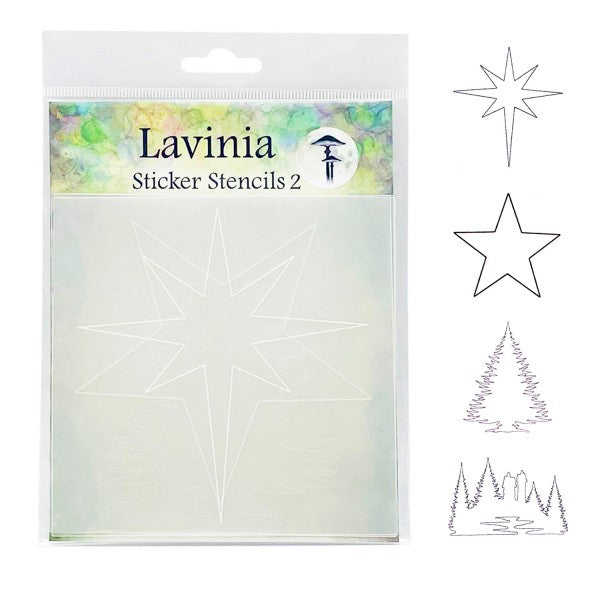 Lavinia - Sticker Stencils 2 – Scrap en masse