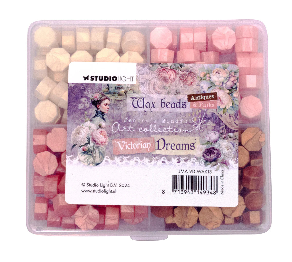 Studio Light Wax Beads 4 Colors Pink Victorian Dreams 60 G – Scrap en masse