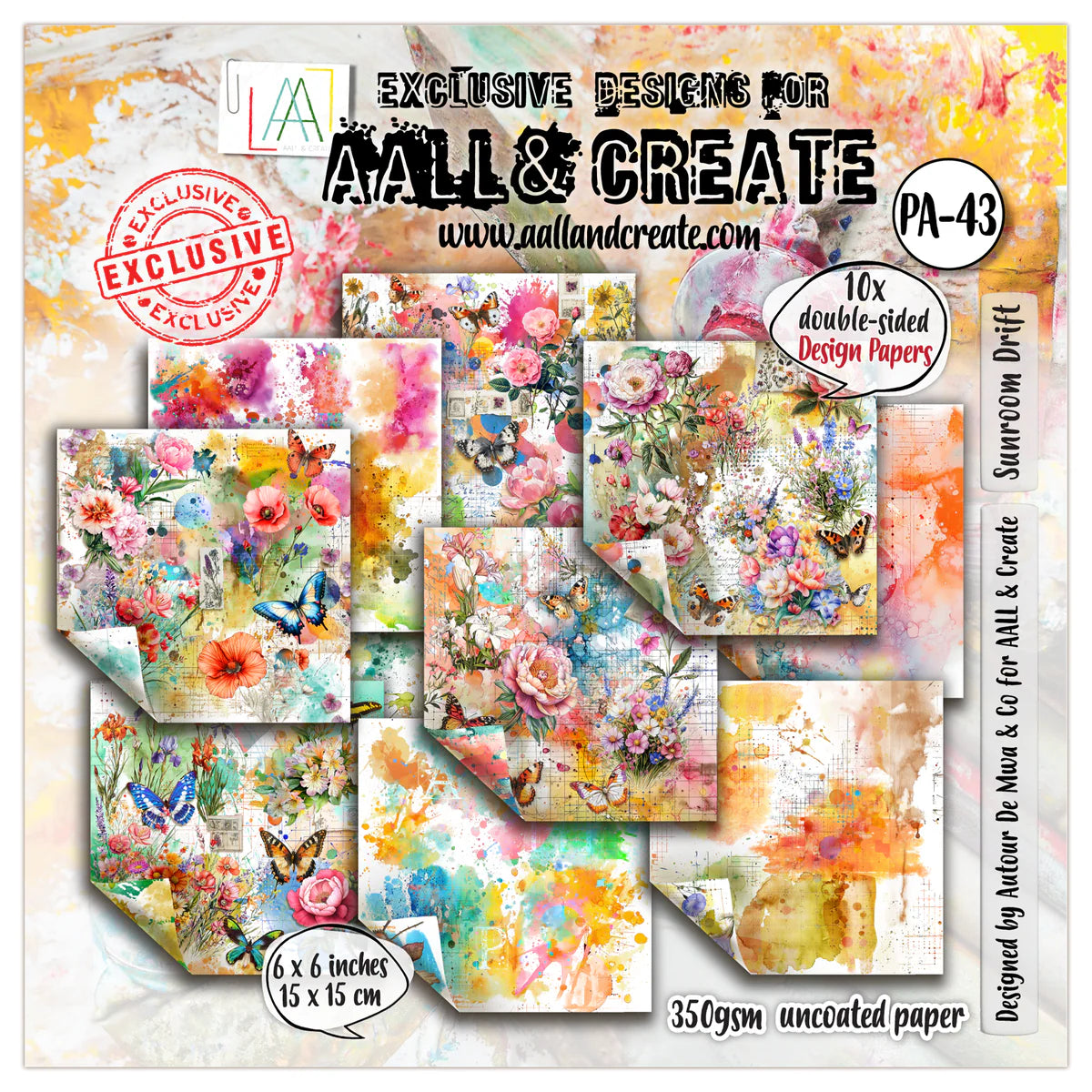 AALL and Create - 6x6 Design Paper - Sunroom Drift – Scrap en masse