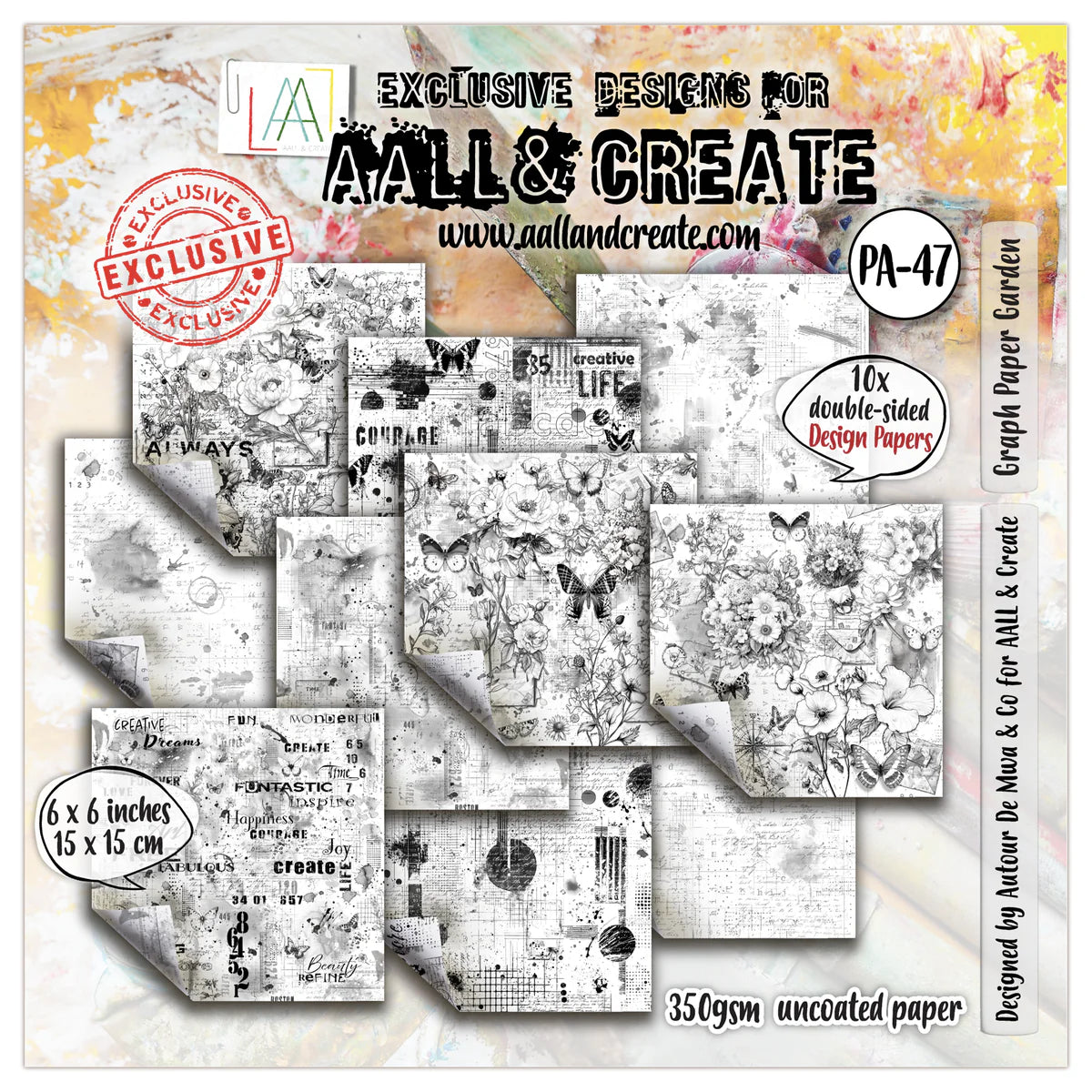 AALL and Create - 6x6 Design Paper - Graph Paper Garden -047 – Scrap en ...