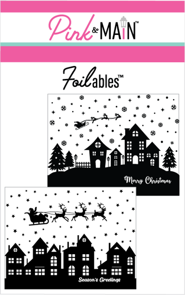 Pink & Main Santa Scenes Foilables® Panels – Scrap en masse