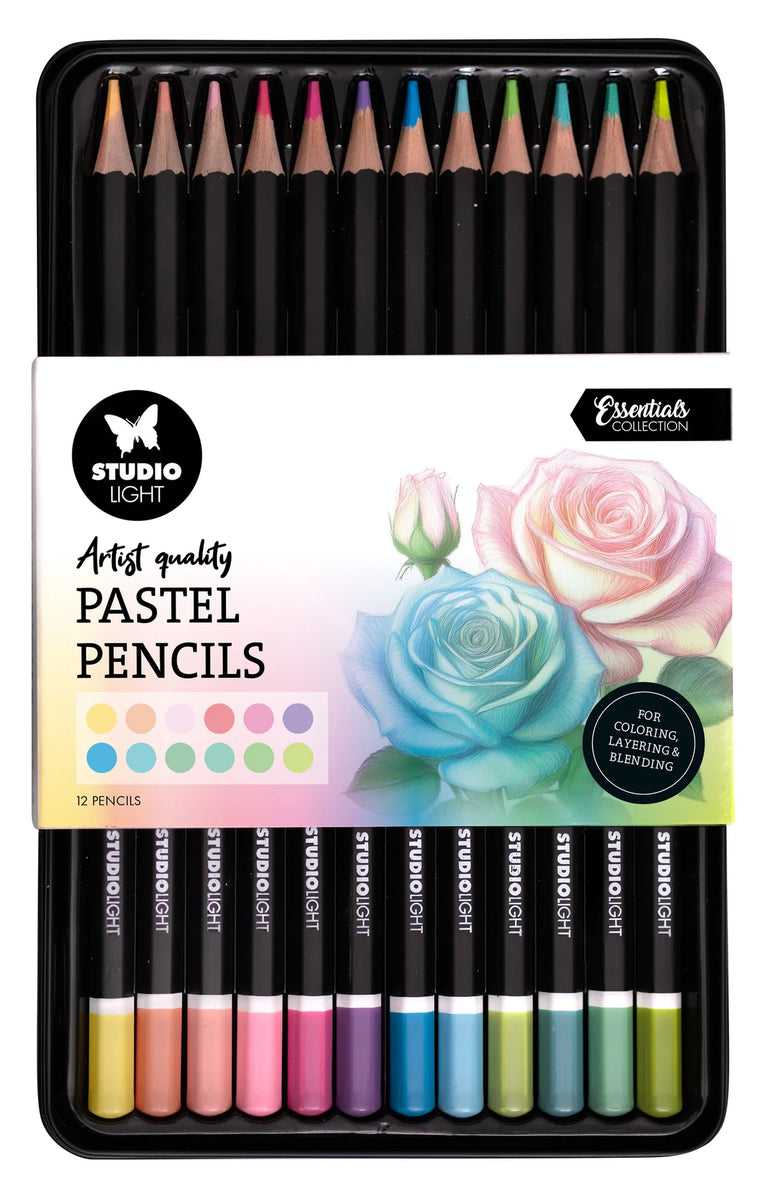 Studio Light Pencils 12 Colors In Pastel Shades – Scrap en masse