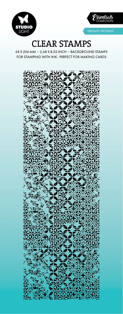 Studio Light Clear Stamp Grungy Pattern – Scrap en masse