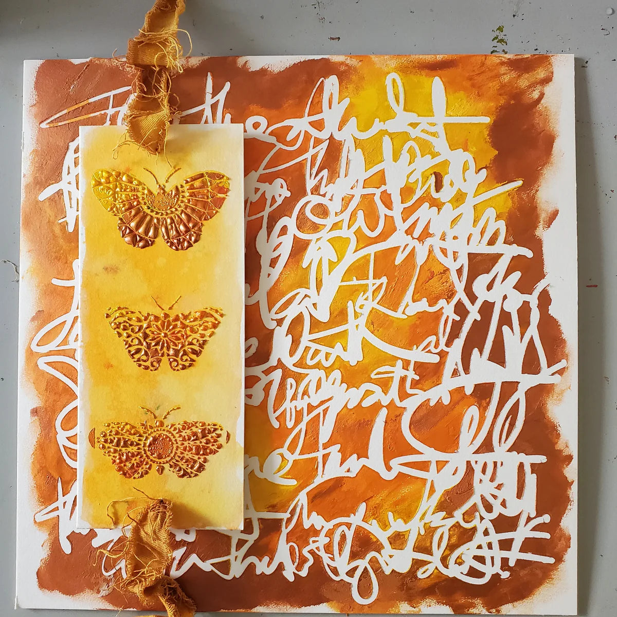 Crafter's Workshop Stencil 6"X6" Messy Script – Scrap en masse