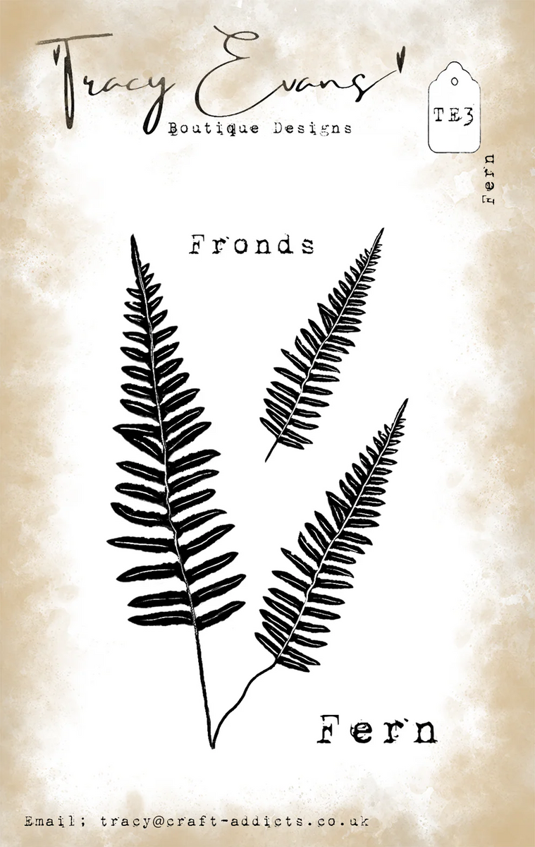 Tracy Evans - Fern (A7 stamp) TE003 – Scrap en masse