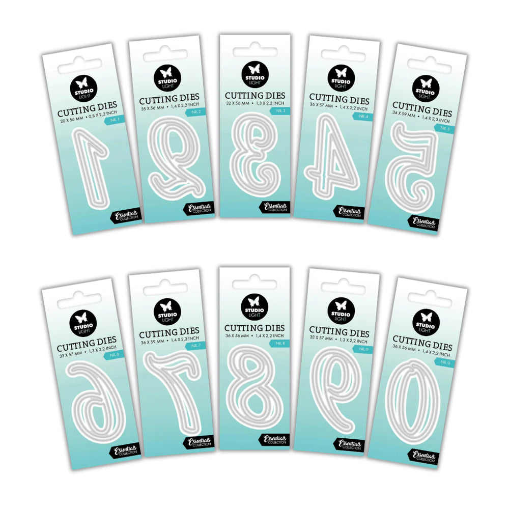 Studio Light Number Dies Set – Scrap en masse