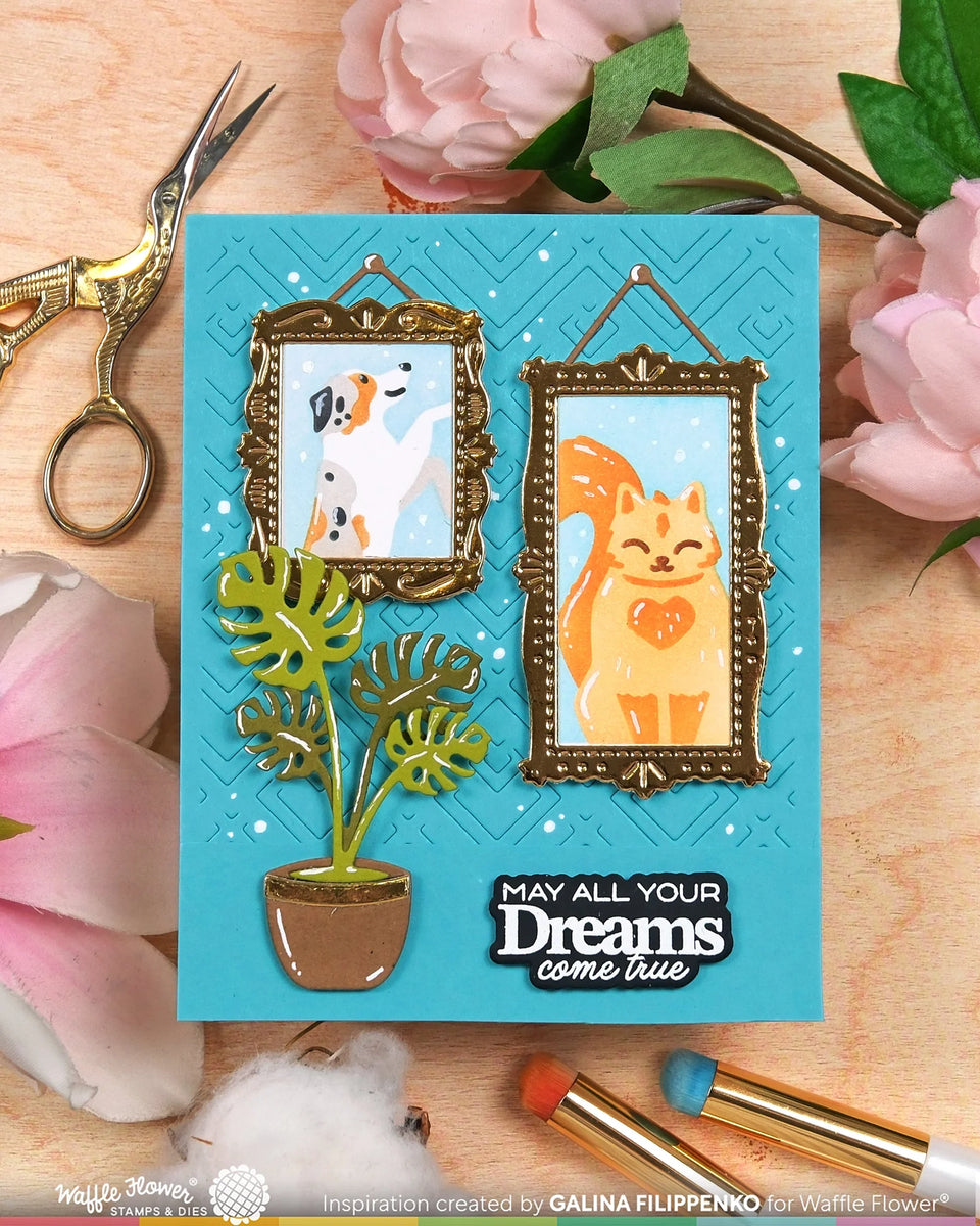 WAFFLE FLOWER X GALINA FILIPPENKO Postage Collage Frames Die – Scrap en ...
