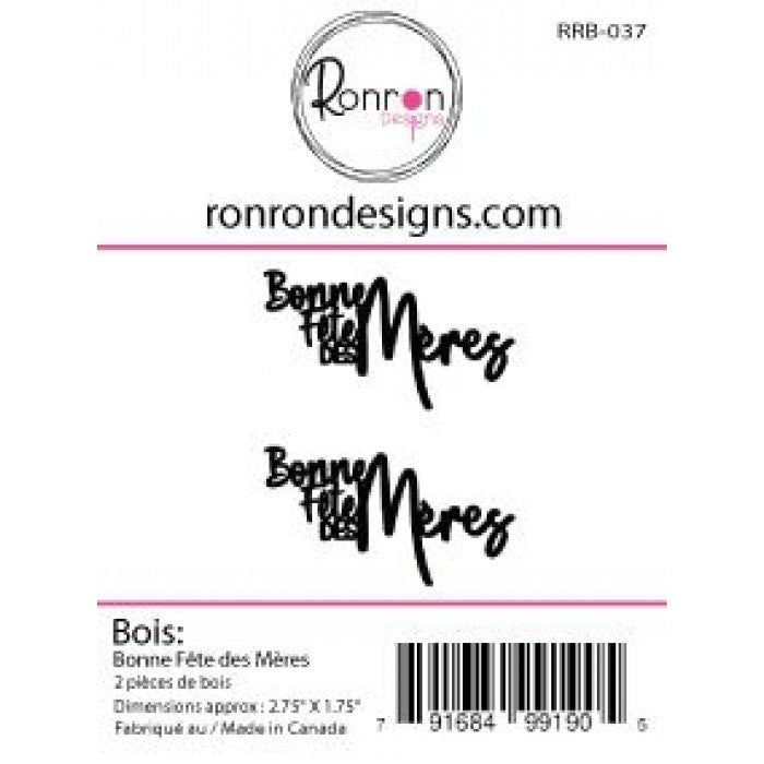 Ronron designs -Bois: Bonne Fête des Mères – Scrap en masse