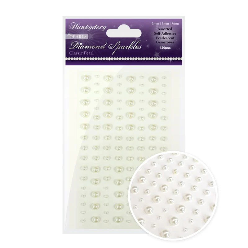 Hunkydory Crafts Diamond Sparkles Precious Pearls - Classic Pearl ...
