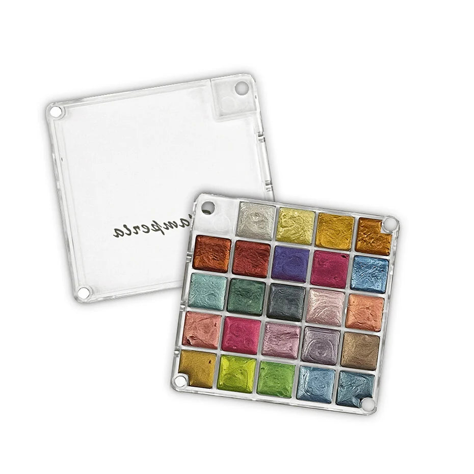 Stamperia Watercolors Metallic Paint Set (24pcs) – Scrap en masse