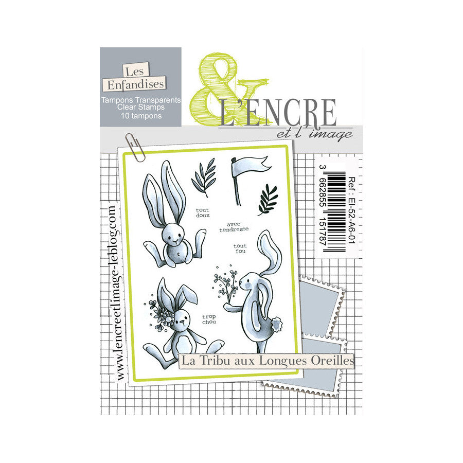 L'Encre et l'Image - Tampon clear - La Tribu aux Longues Oreilles ...