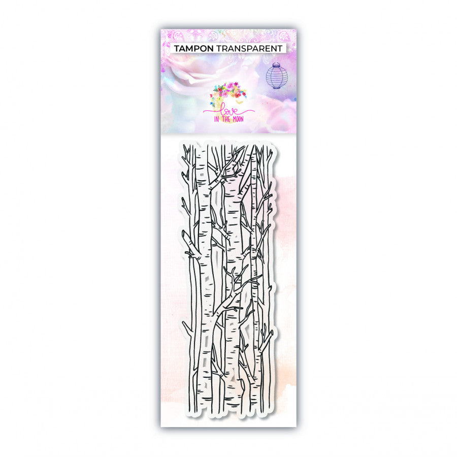 Love in the Moon - Tampon transparent - Une si belle nature - Fond boi ...